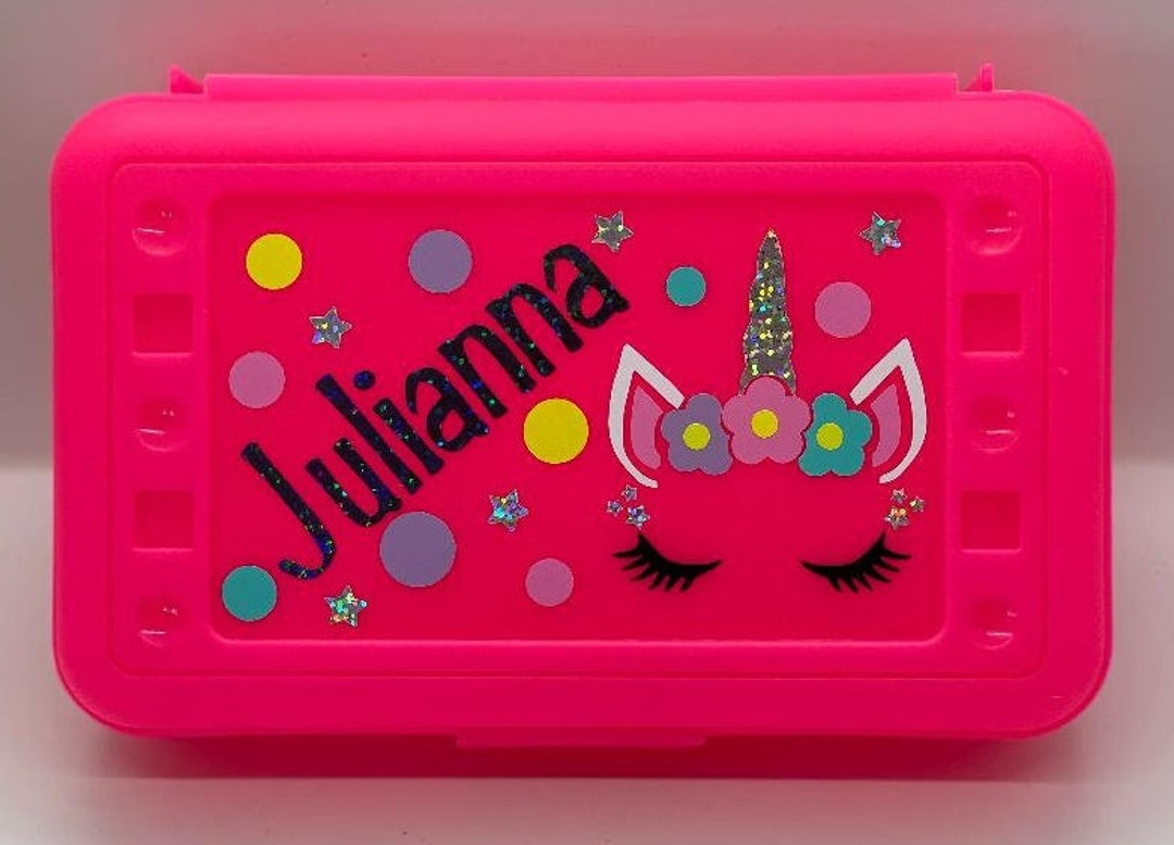 Unicorn Pencil Box, Girls Pencil Box, Back to School Supplies - Etsy