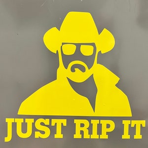 Yellowstone Rip Decal - Etsy