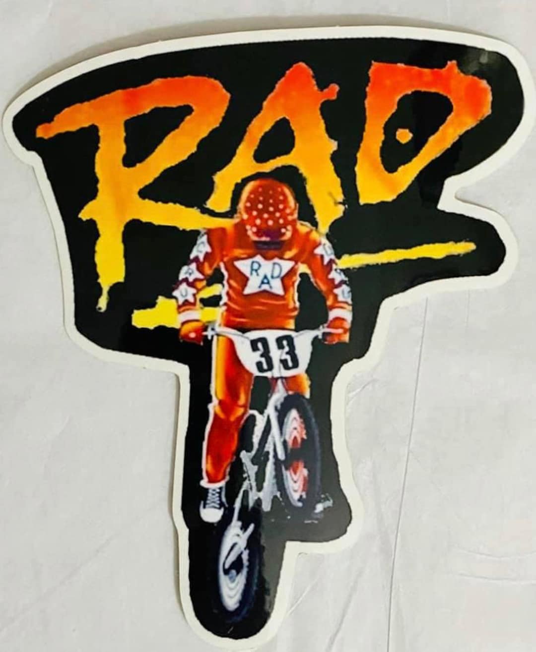 Rad BMX Sticker / Decal - Etsy
