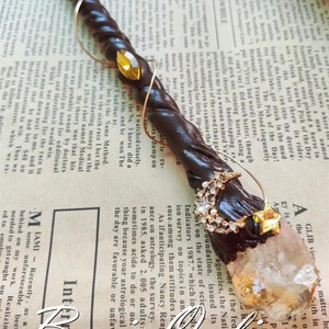 Magic Moon Wand, Halloween Magic Wand, Nature Wood Wand, Handmade ...