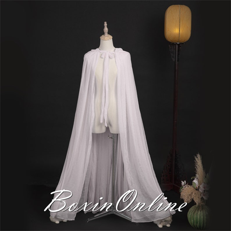 6 Colors Magic Cloak With Hood Chiffon Thin Adult Cloak - Etsy