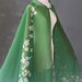 Retro Green Gradient Flowers Cloak Cosplay Vintage Chiffon - Etsy