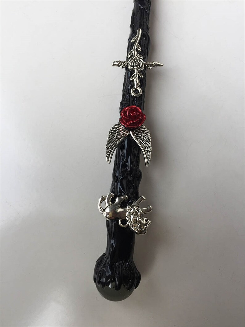 Handmade Crystal Wand Fairy Wand Wizard Witch Wand - Etsy