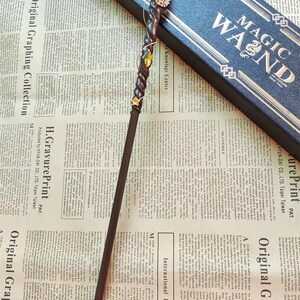 Magic Moon Wand, Halloween Magic Wand, Nature Wood Wand, Handmade ...