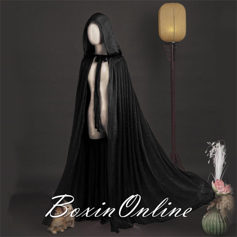 6 Colors Magic Cloak With Hood Chiffon Thin Adult Cloak - Etsy