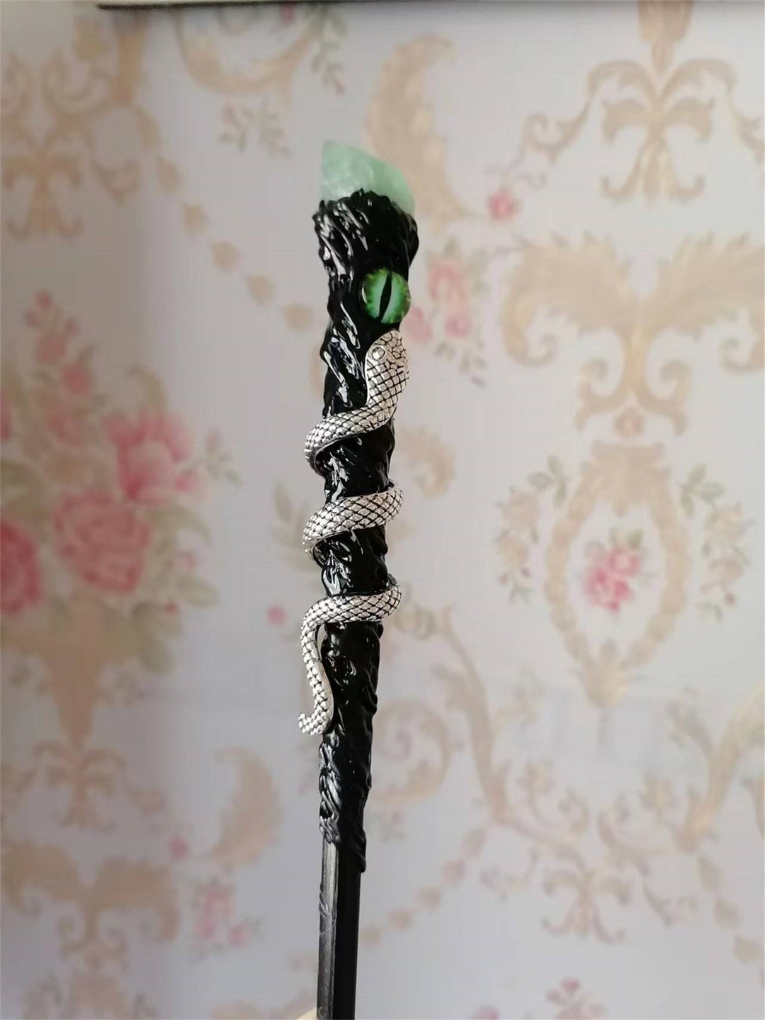 Devil Green Eyes Magic Wand, Crystal Snack Halloween Wand, Original ...