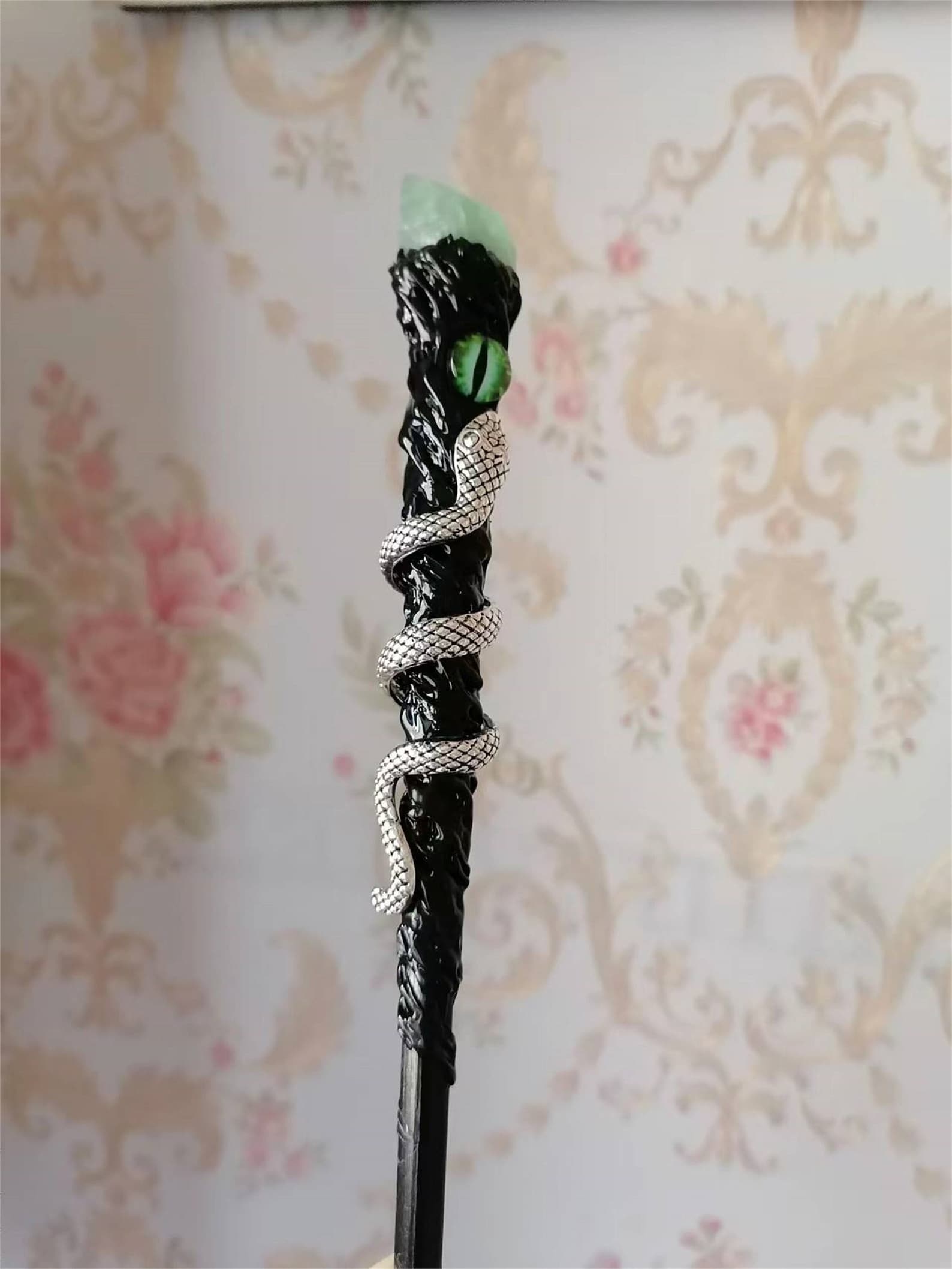 Devil Green Eyes Magic Wand, Crystal Snack Halloween Wand, Original ...
