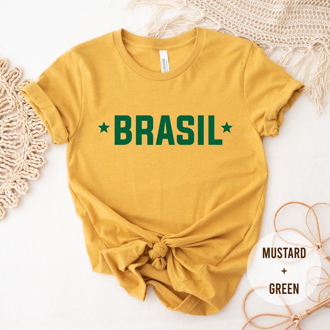 Brasil T-shirt, Brazil Tee, Brazilian T-shirt, World Cup Brazil Shirt ...