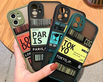 Plane Ticket Phone Case - Etsy