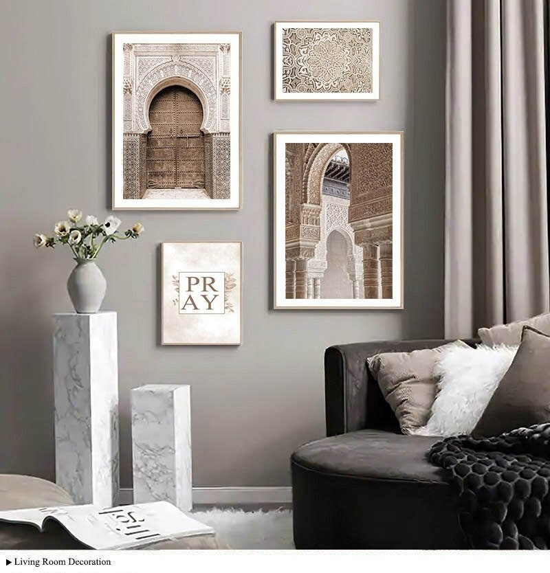 Arabic Wall Art Beautiful Islamic Decoration Made With - Etsy