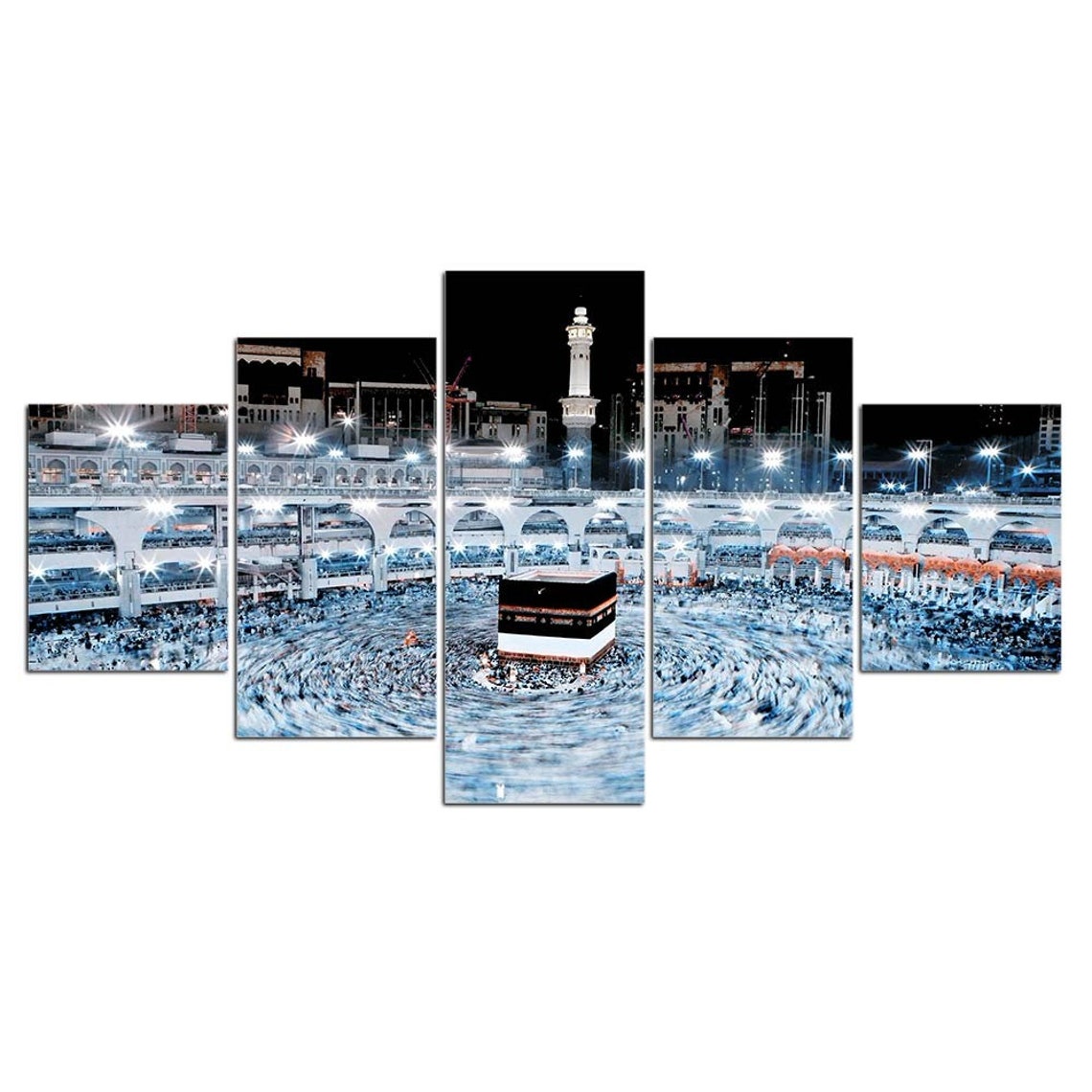 Mecca Canvas Wall Art 5 Canvas Panels of Mecca High - Etsy