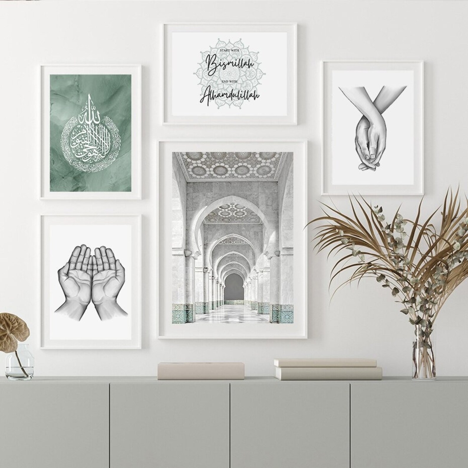 Modern Islamic Wall Art With Arabic Calligraphy Beautiful - Etsy