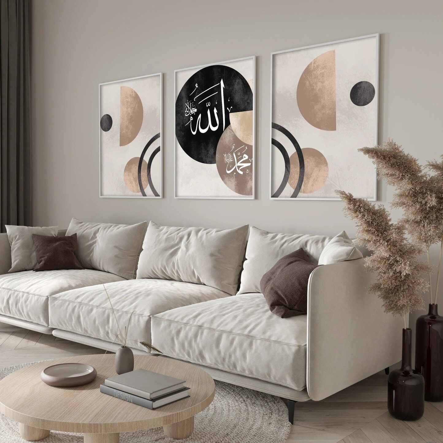 Bohemian Islamic Wall Art With Arabic Calligraphy Zen Islamic Wall ...