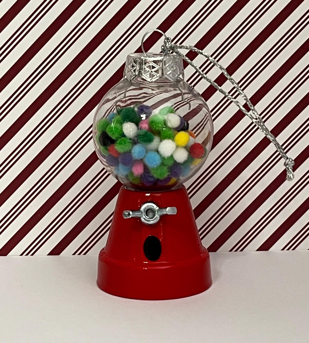 Red Gumball Machine Ornament - Etsy