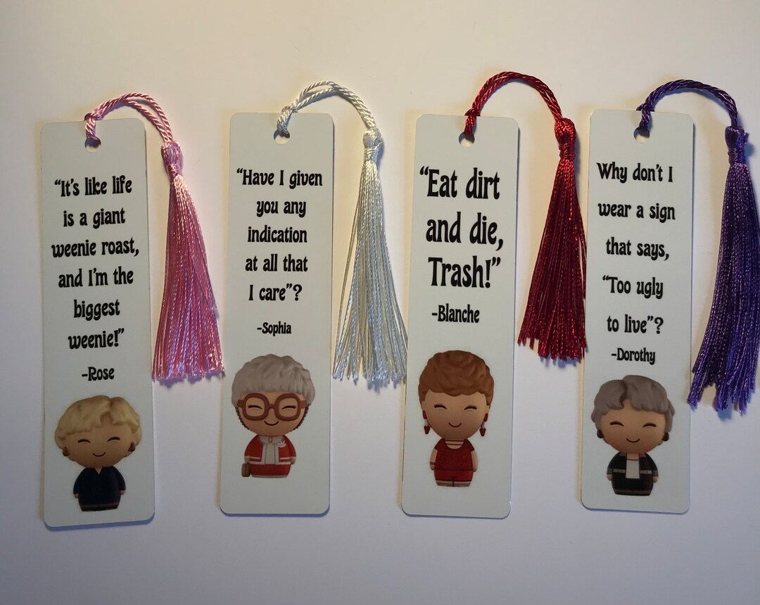 Golden Girls Bookmark - Etsy