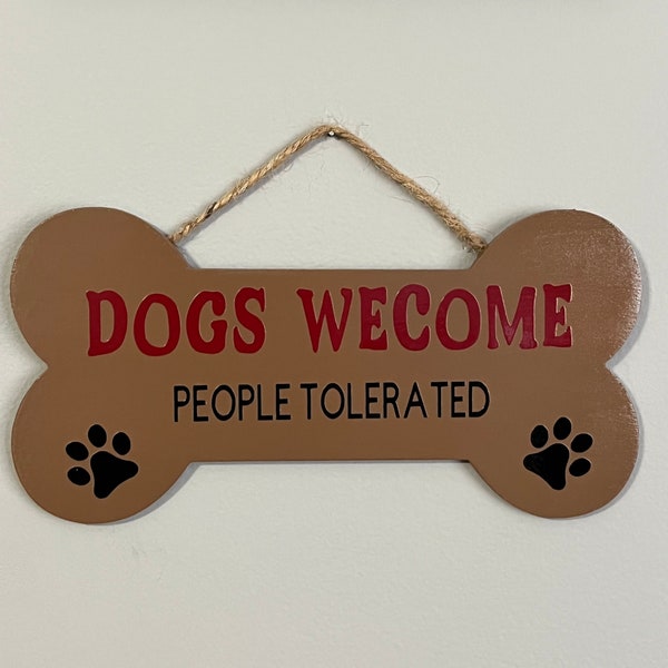 Dog Wooden Sign - Etsy