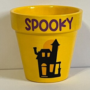 Mini Halloween Pots, Set of 4 - Etsy