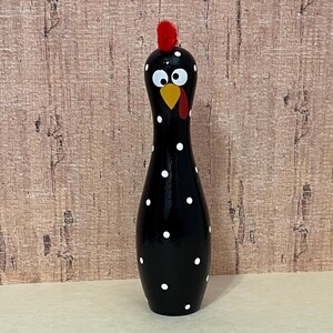 Mini Wooden Bowling Pin Turkey: Whimsical Decor, Bowling Gift - Etsy