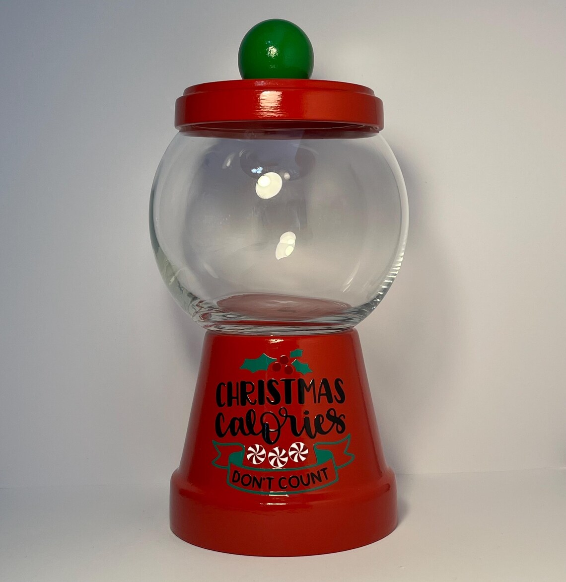 Christmas Candy Jar, Calories Don’t Count Candy Jar - Etsy