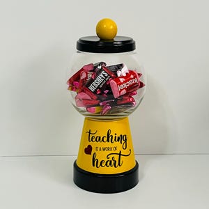 Teacher Candy Jar, Teacher Appreciation Gift, Thank You Gift - Etsy