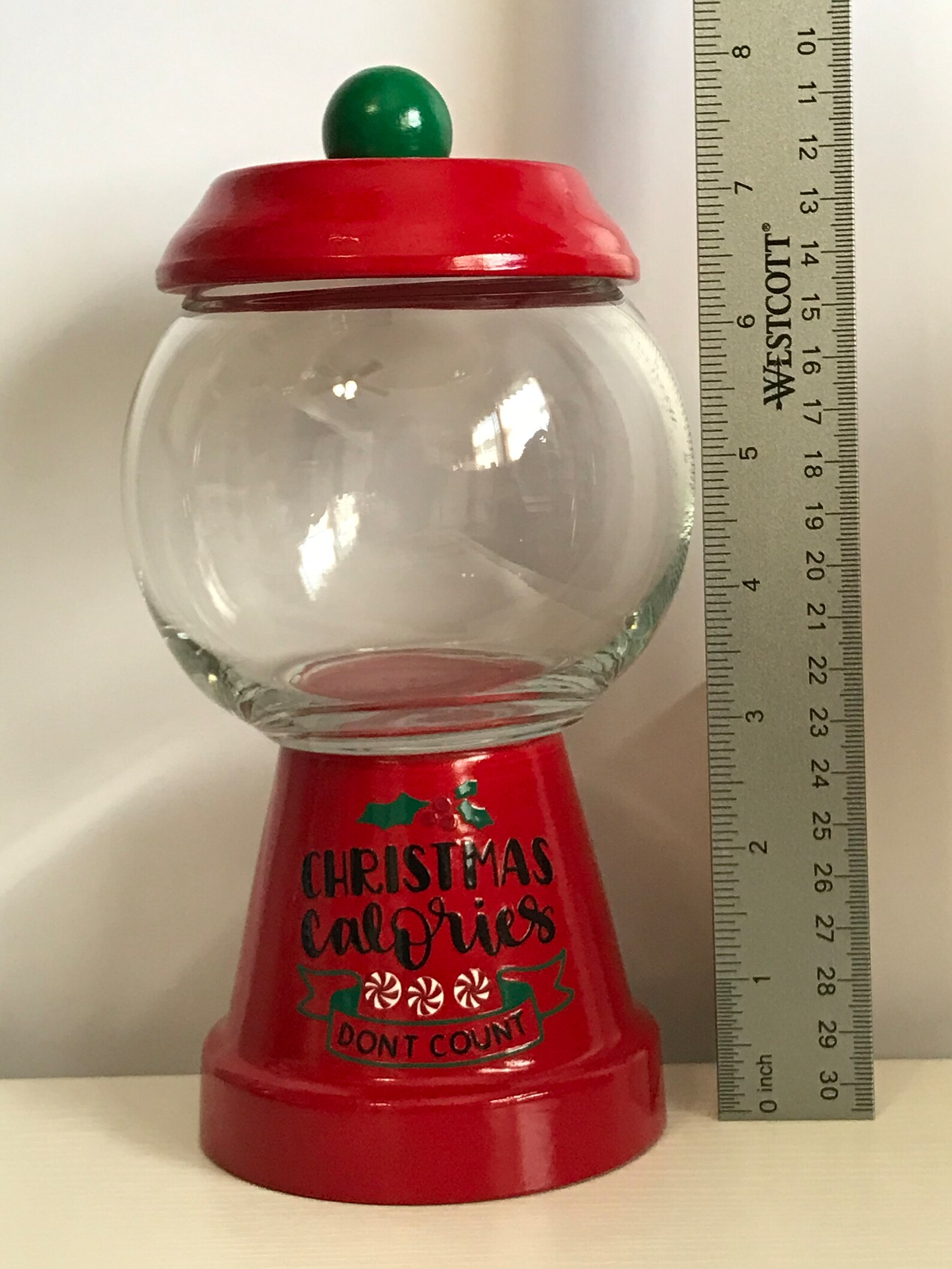 Christmas Candy Jar - Etsy