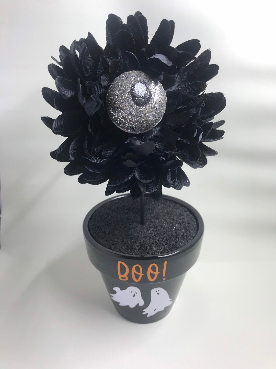 Spooky Terracotta Pots, Fall Decor, Painted Halloween Clay Pots - Etsy