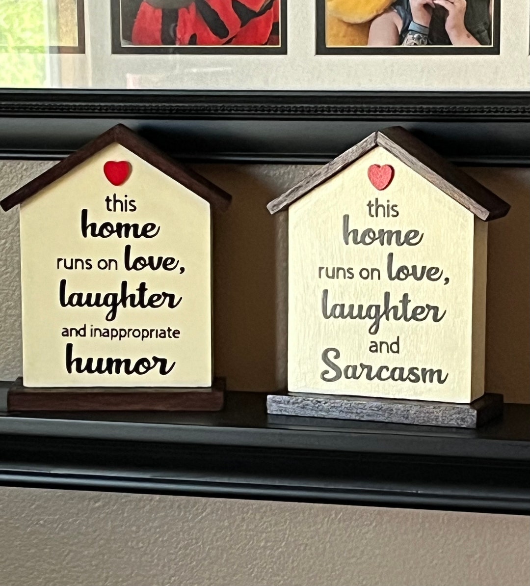 Love, Laughter and Inappropriate Humor Wood House - Etsy