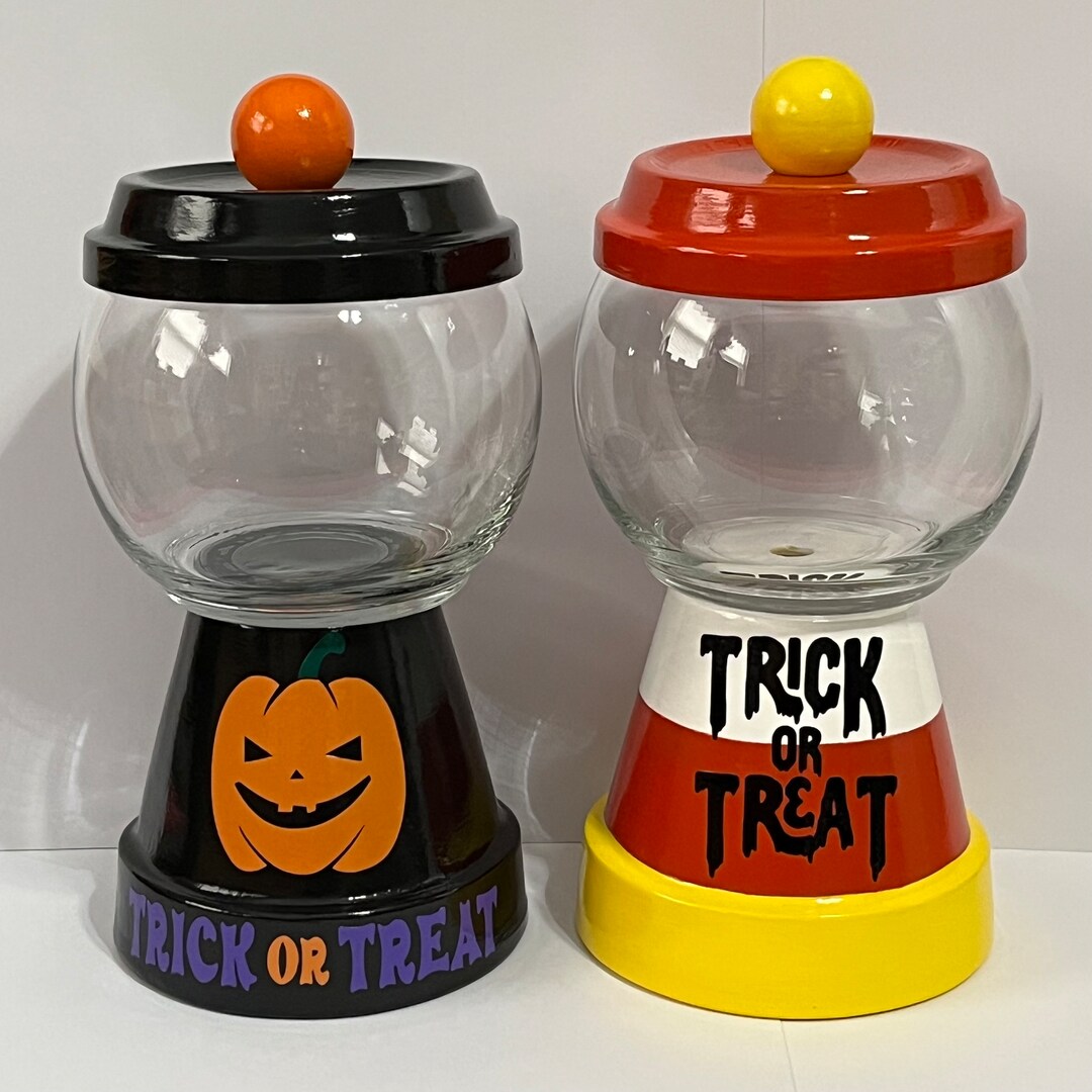 Halloween Candy Jar - Etsy