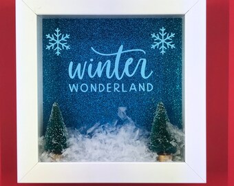 Shadow Box Winter - Etsy