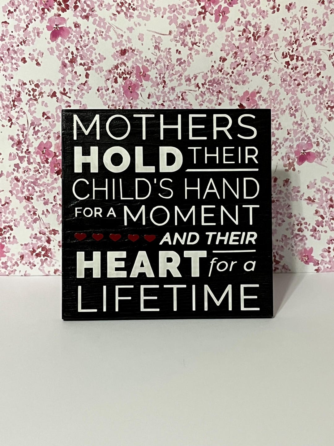 Mothers Hold Their Child’s Hand Wood Sign - Etsy