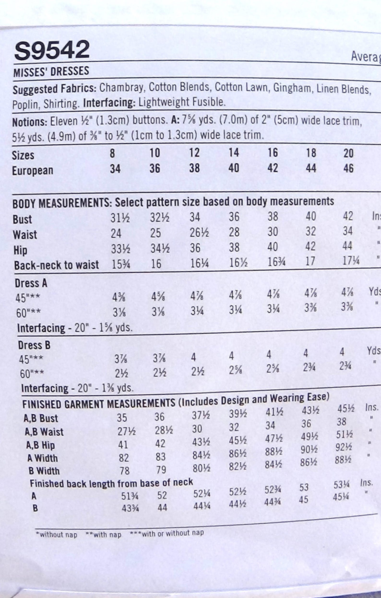 NEW Simplicity Gunne Sax Style Dress Pattern # 9542 Sizes 8-20 - Etsy