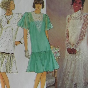NEW UNCUT 7056 Vintage Jessica Mcclintock Simplicity Formal Dresses ...