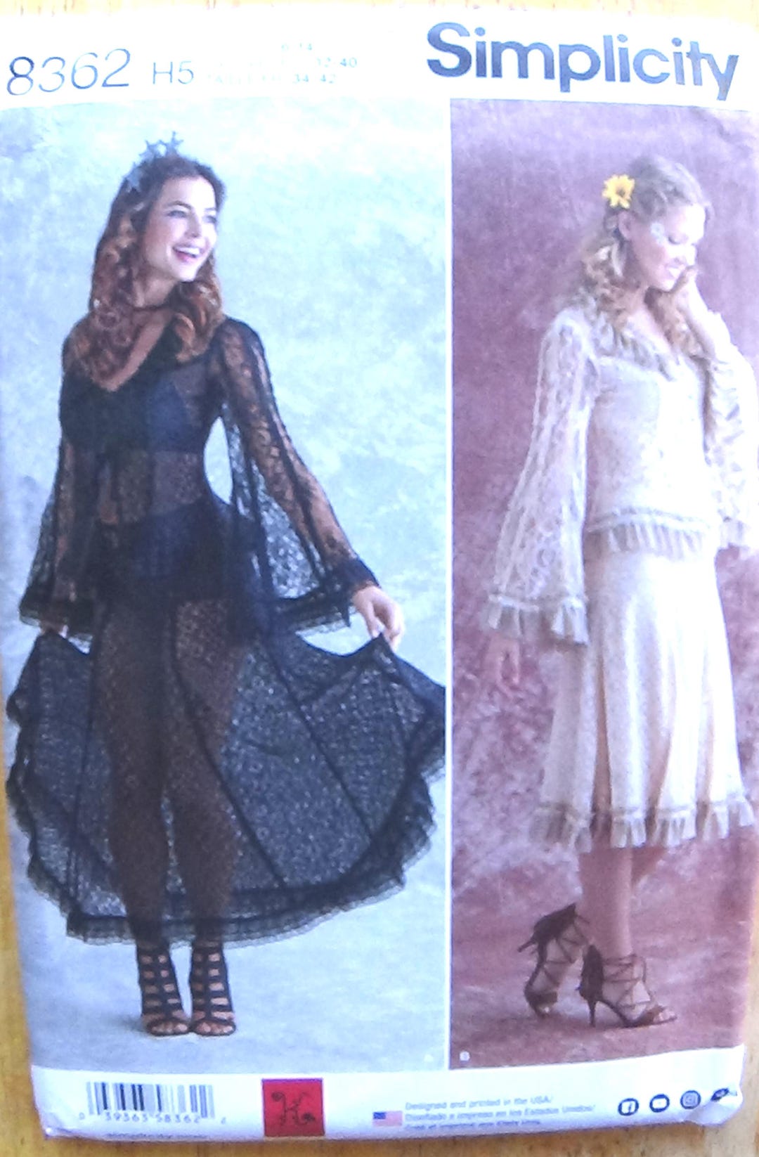 RARE New- Karen Fleisch Designs Simplicity # 8362 Dress Pattern- Sz 6 ...