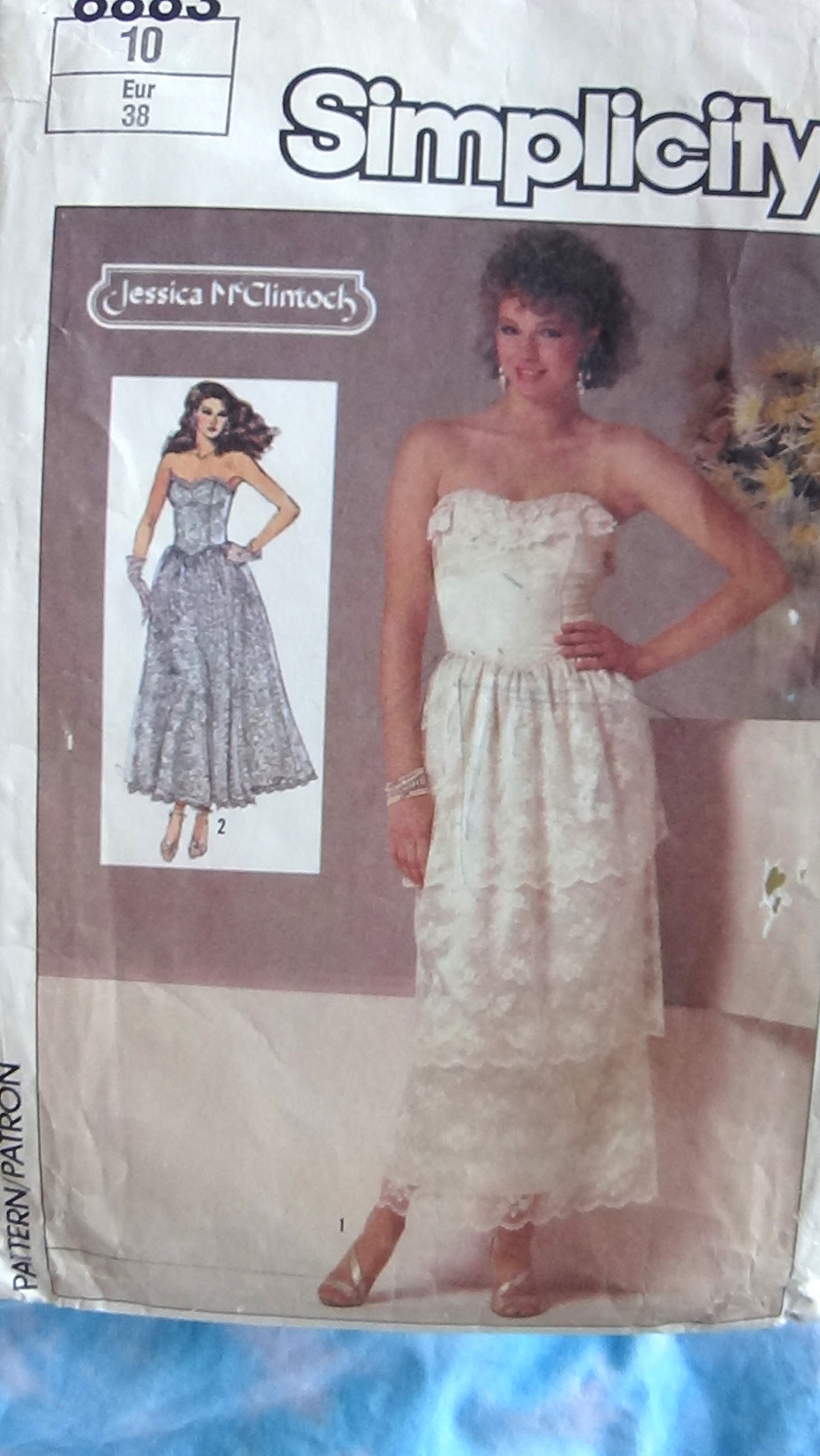 Rare UNCUT # 6883 Vintage Gunne Sax- Jessica Mcclintock Simplicity ...