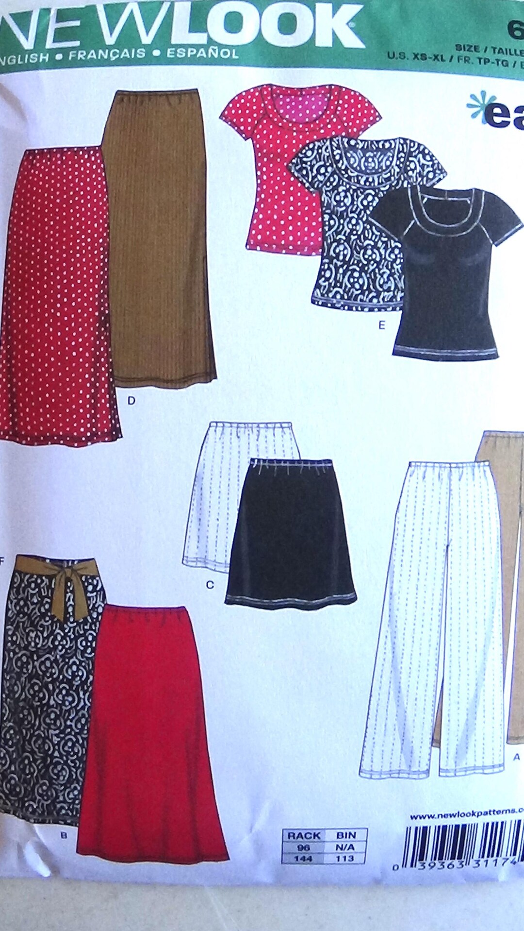 New New Look 6762 Wardrobe Pattern Size Xs-xl - Etsy