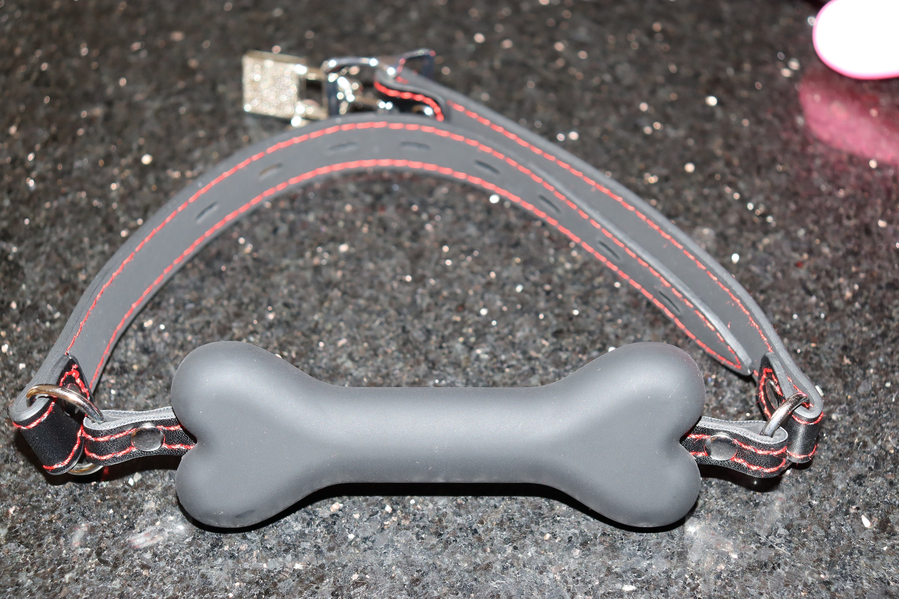 Dog Bone-shaped Mouth Gag With Padlock Cosplay Restraint - Etsy
