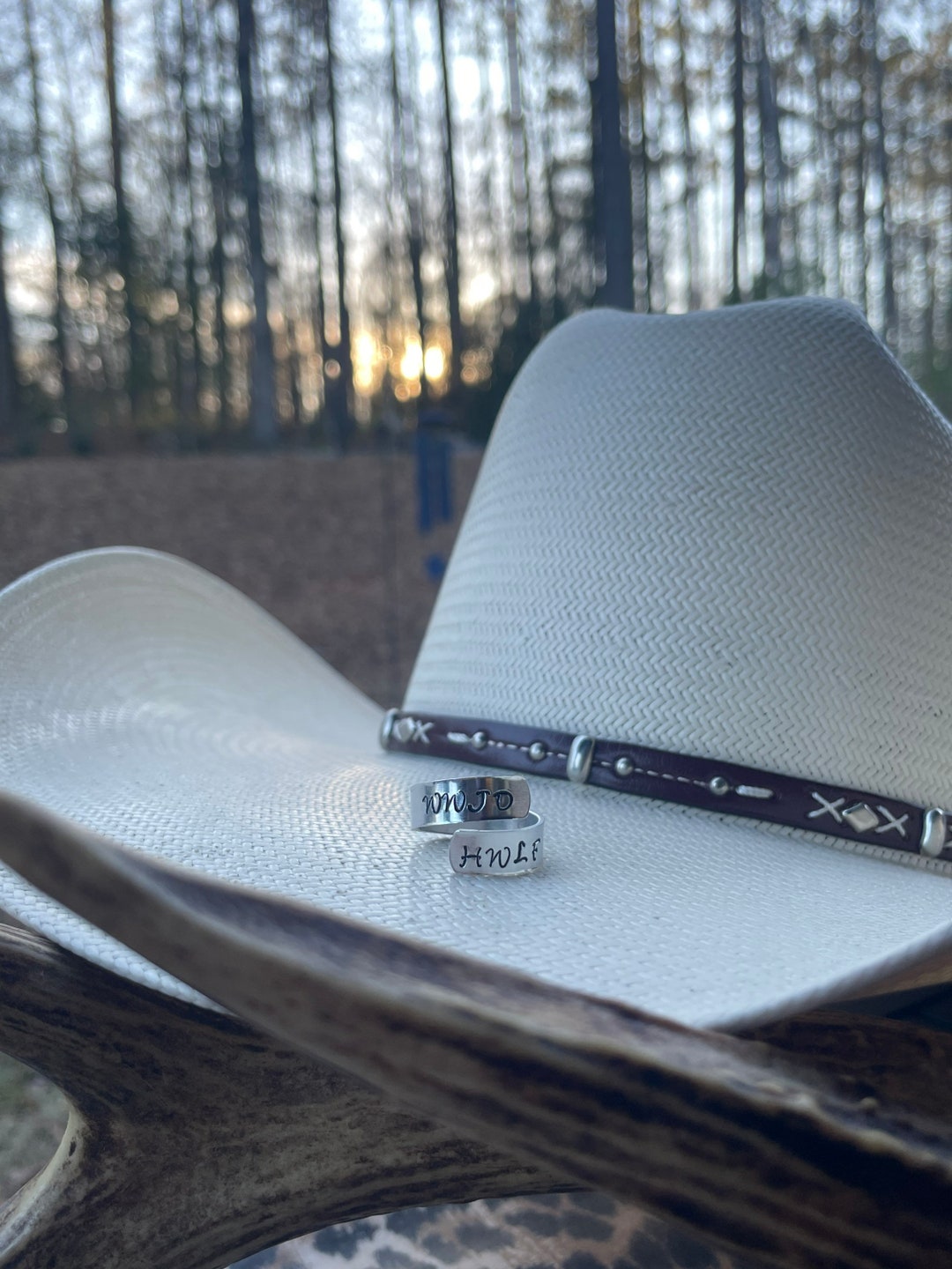 WWJD HWLF Double Ring - Etsy