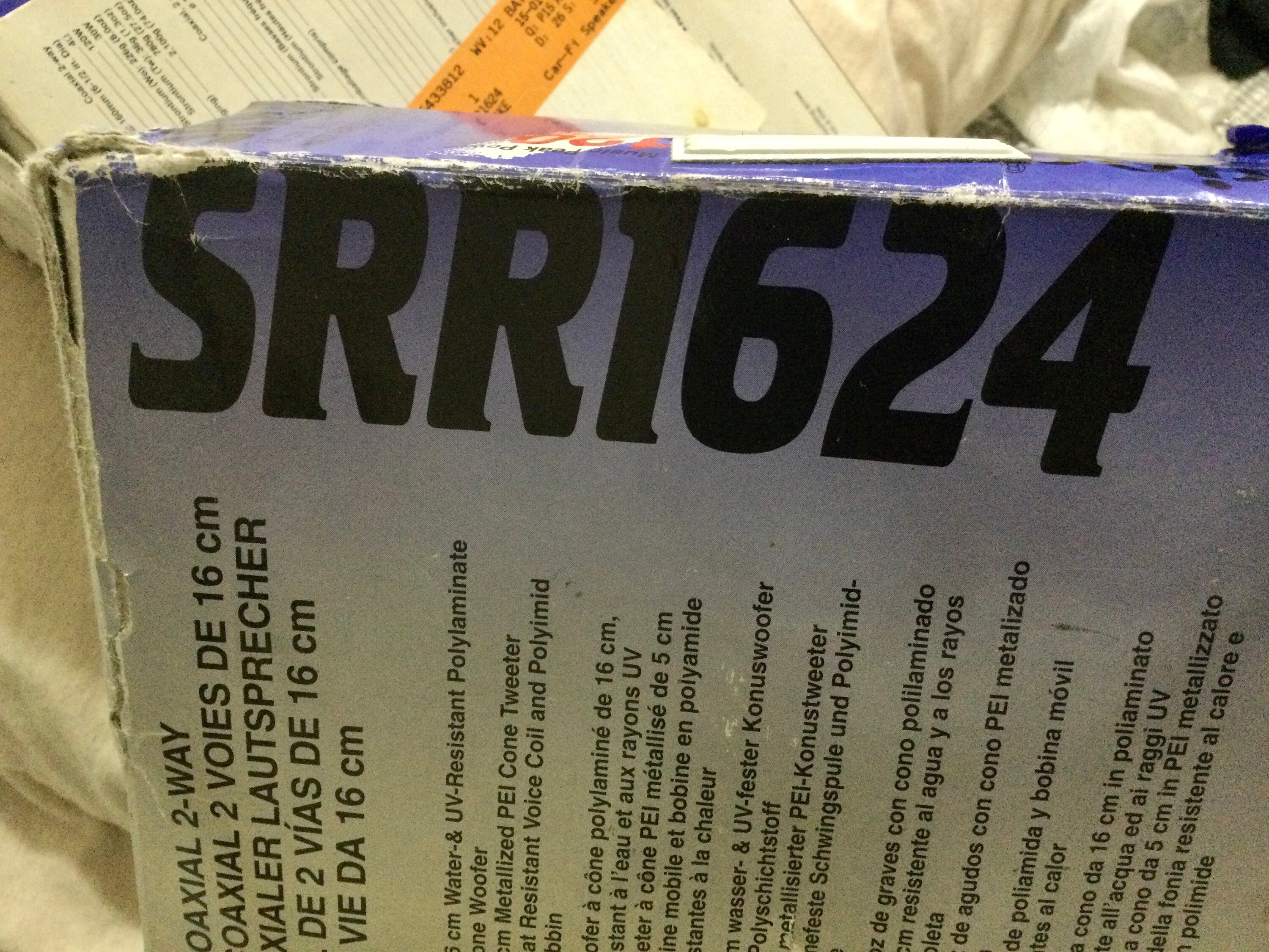 Two Sets of Vintage Clarion Speakers Model SRR 1624 (two Boxes..both Containing a Pair of ...