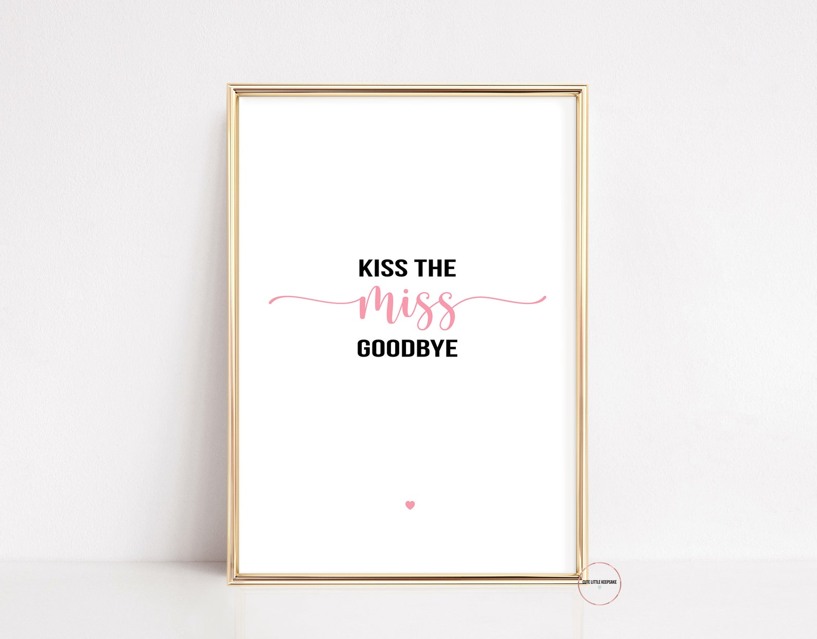 Kiss the Miss Goodbye Printable, Instant Download, Hen Party Scrap Book ...