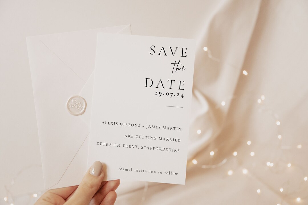 Save the Date Cards, Unique Save the Date Postcards, Custom A6 Save the ...