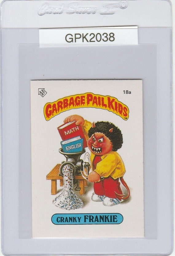 Garbage Pail Kids Cranky Frankie 18a GPK Topps 1985 British - Etsy