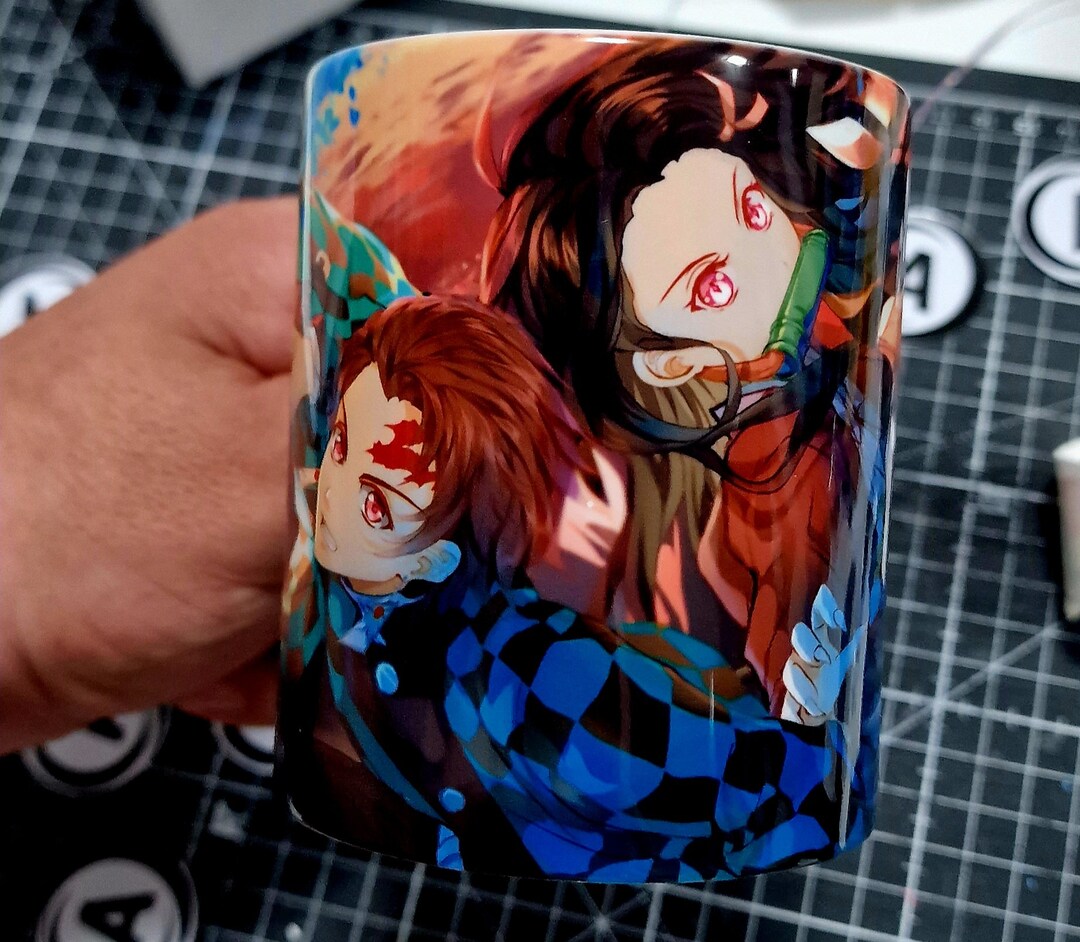 Demon Slayer Personalized Mug 350 Ml - Etsy
