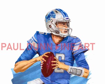 Jared Goff Autographed Detroit Lions Football Certified Signatures With ...
