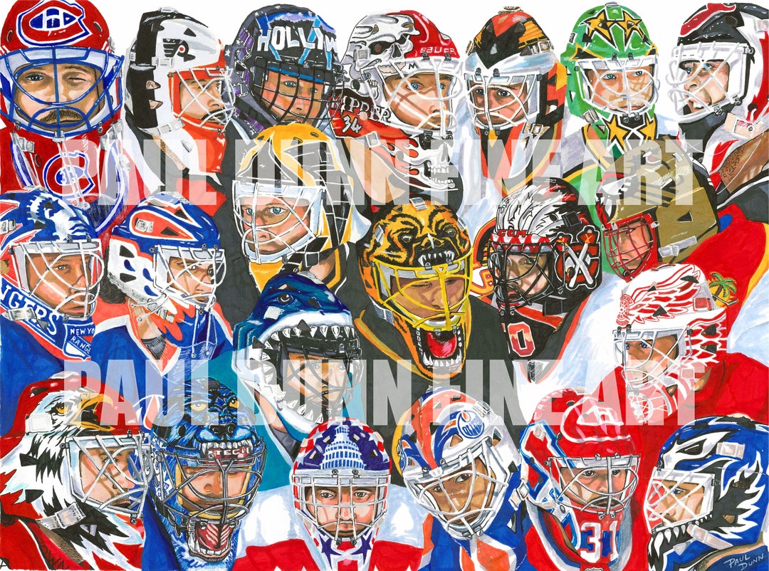 21 NHL Goalies of the Modern Era - Etsy
