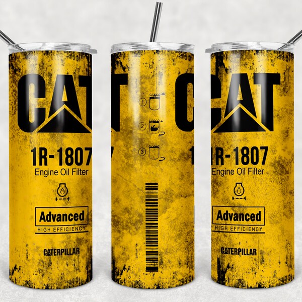 Cat Oil Filter Tumbler - Etsy