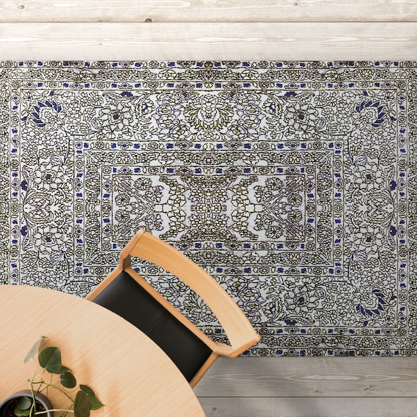 Linear Ornaments Rug - Etsy