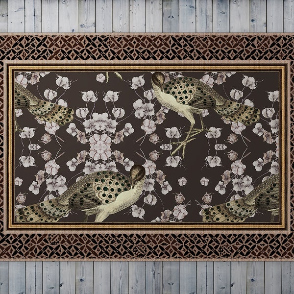 Pheasant Rug - Etsy
