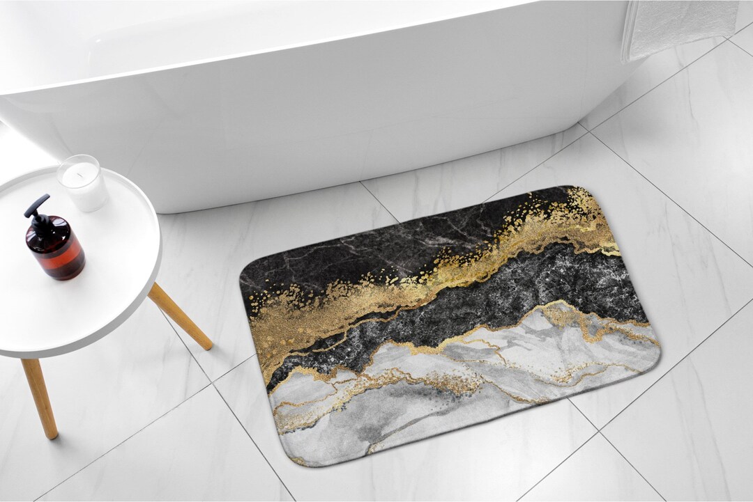 Artistic Pattern, Golden, Golden Marble, Small Space, Contemporary Mat ...