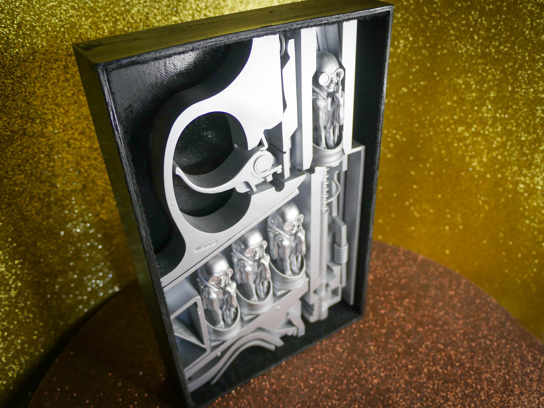 H.R. Giger birth Machine Sculpture 3D Printed - Etsy