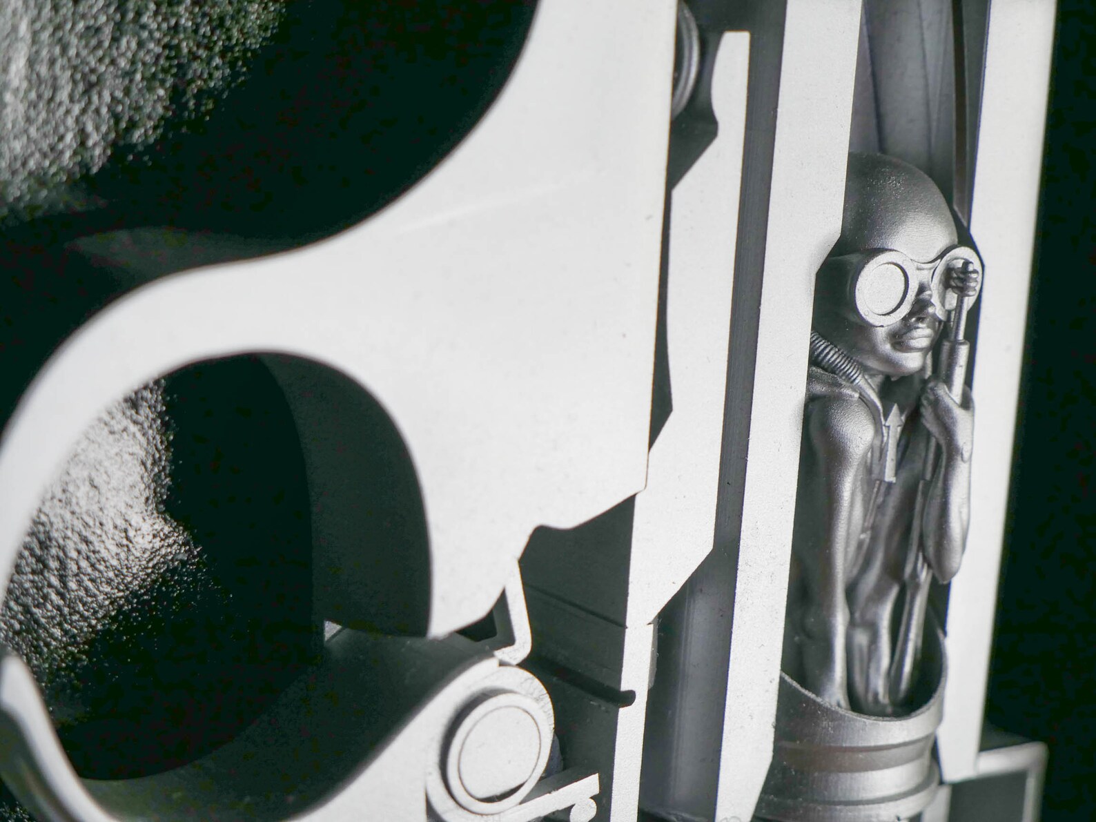 H.R. Giger birth Machine Sculpture 3D Printed - Etsy